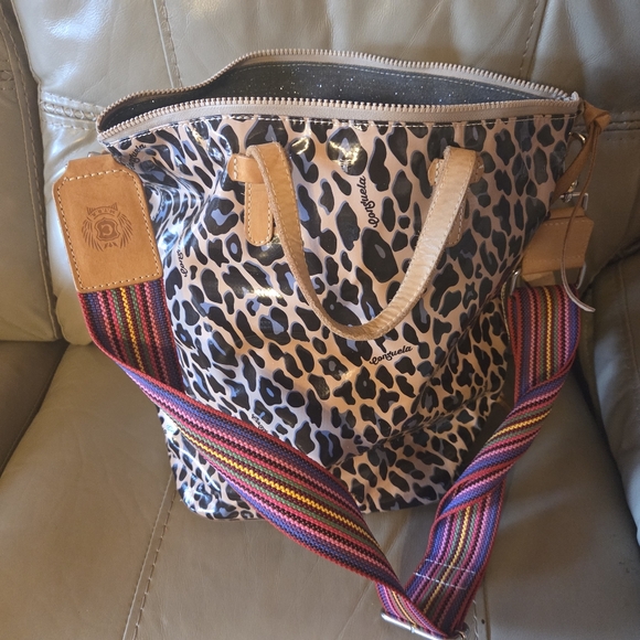 Consuela | Bags | Consuela Leopard Sling Tote | Poshmark